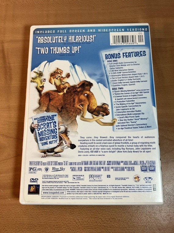 Ice Age Dvd