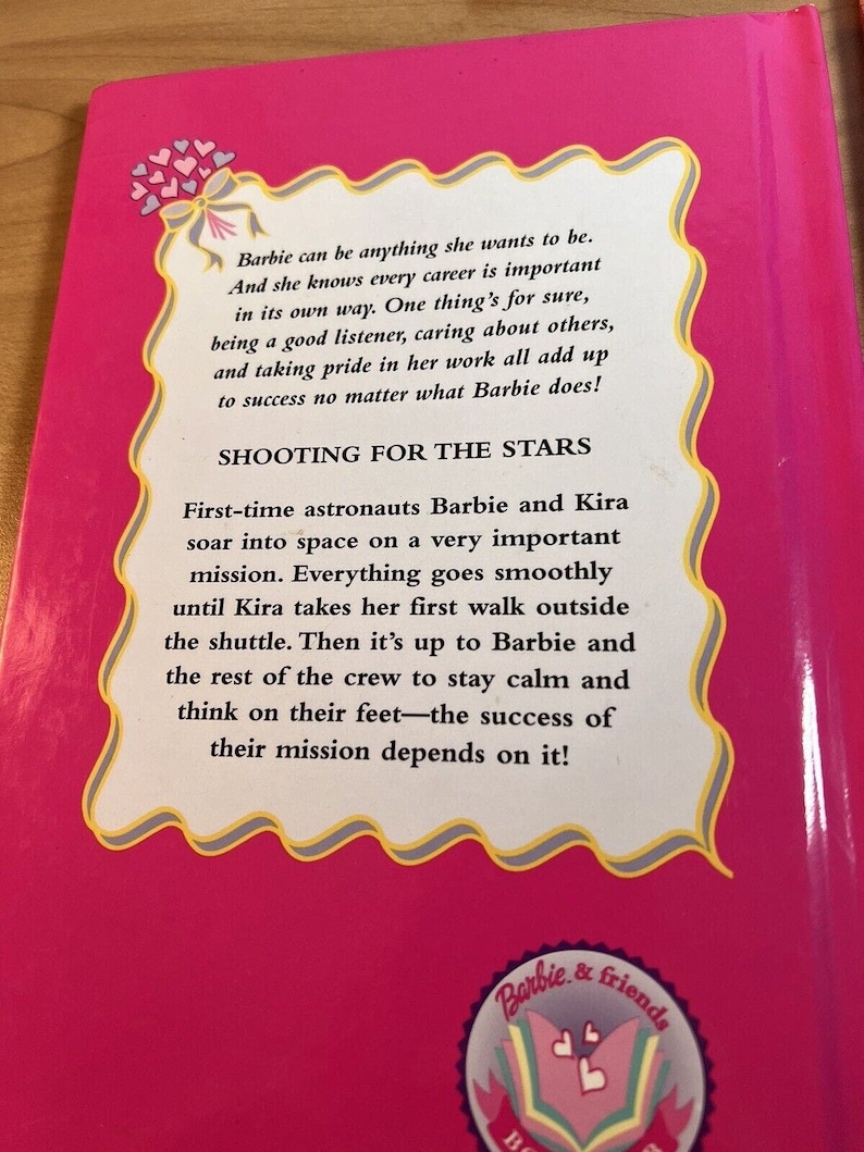 1998 Barbie Hardcover Book Collection of 3 Girls Best Friend Shooting ...