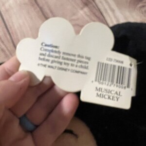 1990s Mouseketoys Mickey Mouse Plush W/tag WDW W/ Jacket Mickey Mouse ...