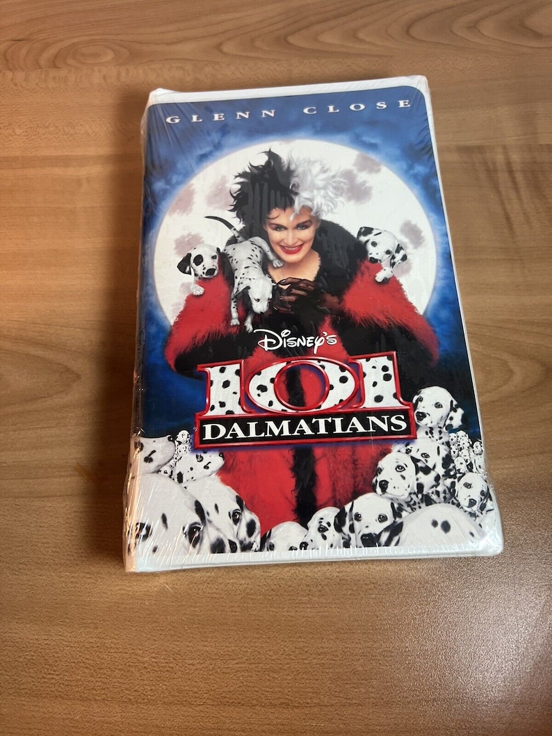 Walt Disney Home Video VHS Tape 101 DALMATIONS #8996 1997 New Sealed - Etsy