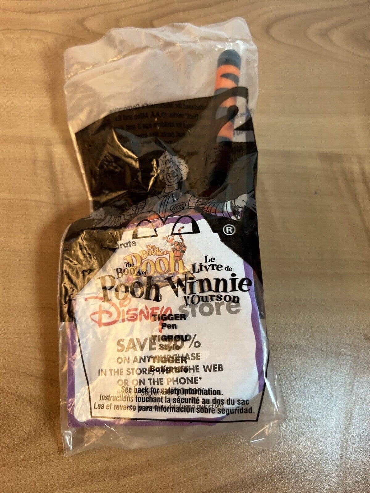 Mcdonalds Happy Meal Toy 2001 Book of Pooh - Tigger Pen #2 New in ...