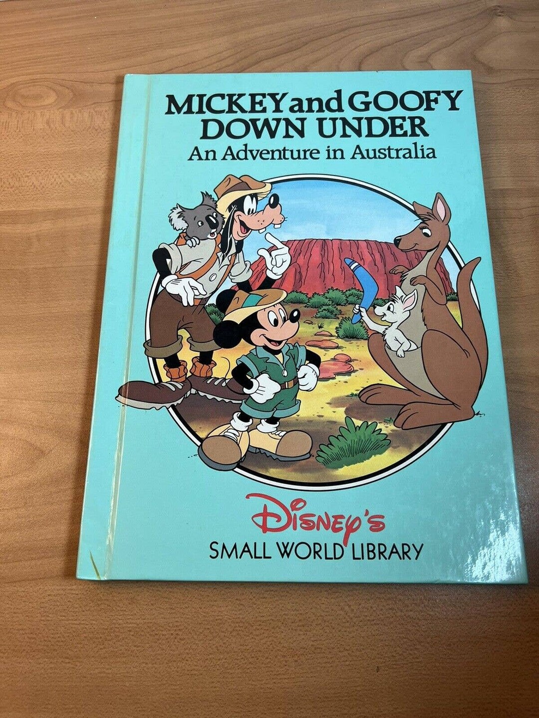 Mickey and Goofy Down Under- Australia- Disney Small World Library Book ...