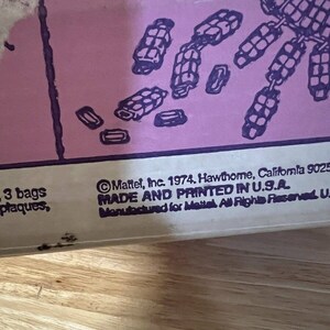 Mattel Vintage 1974 JEWEL MAGIC Beading Toy W Box Incomplete - Etsy