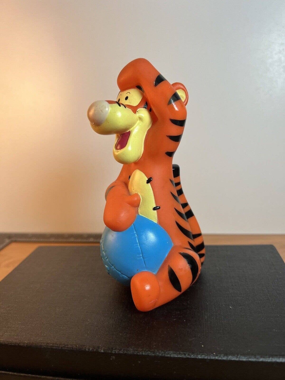 Vintage Rubber Tigger Toy With Christopher Robin Ball 5 - Etsy