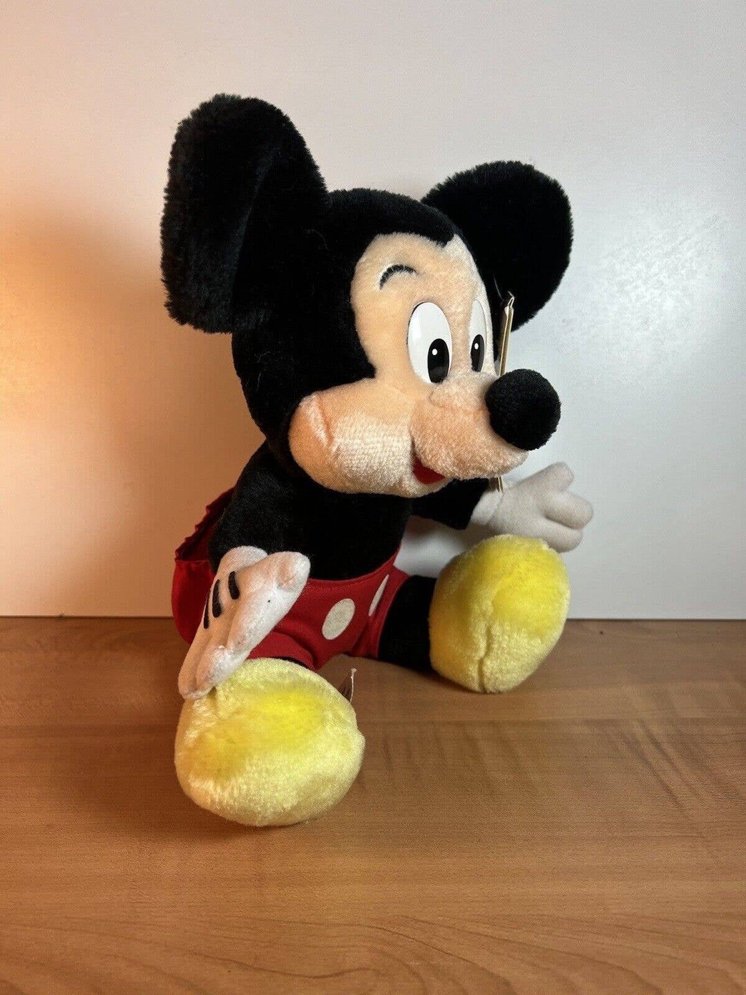 Vintage Disneyland Disney World Mouseketoys Mickey Mouse Plush 10”w ...