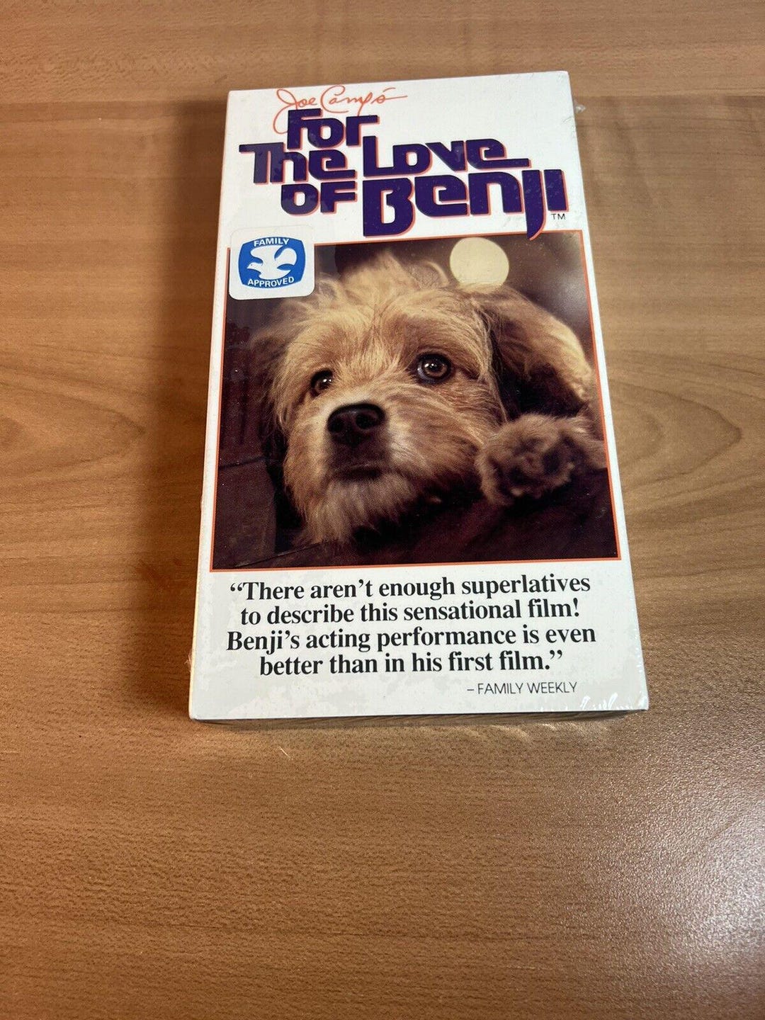 For the Love of Benji (1977 VHS, 1991) Joe Camp New Factory Sealed - Etsy