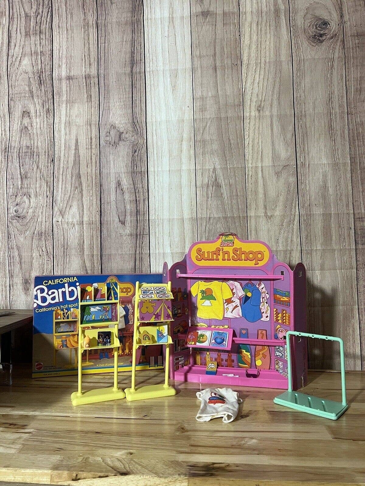 Vintage 1987 California Dream Barbie SURF N SHOP Accessories - Etsy