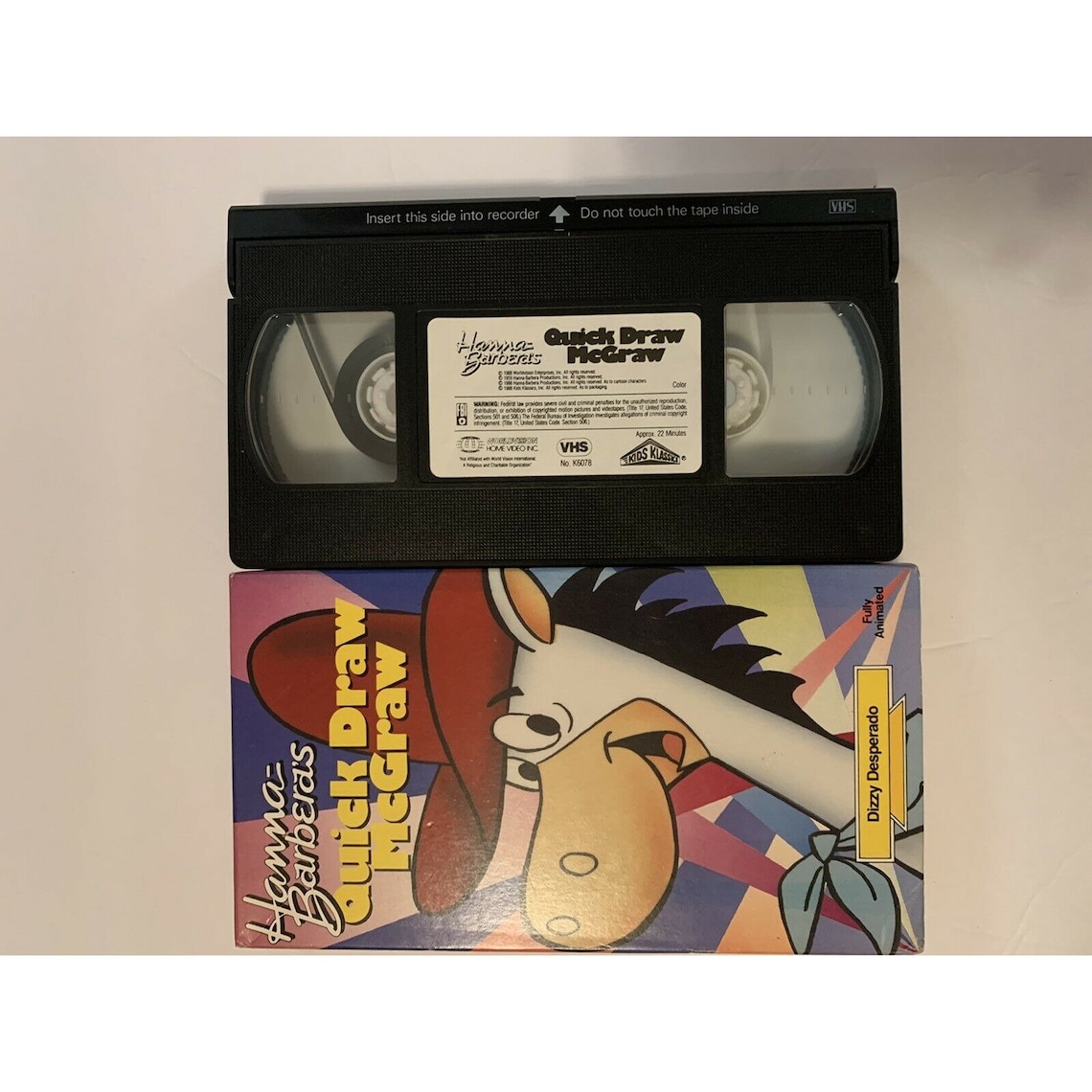 QUICK DRAW Mcgraw 1959 Cartoon VHS Hanna-barbera Animation - Etsy