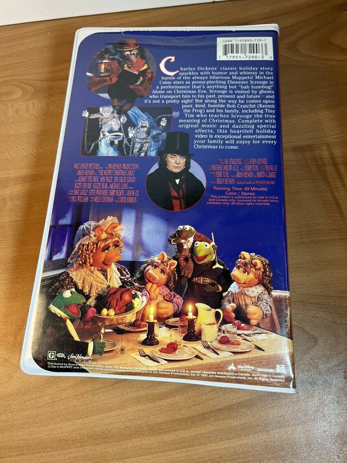 The Muppet Christmas Carol Walt Disney Jim Henson VHS 1993 - Etsy