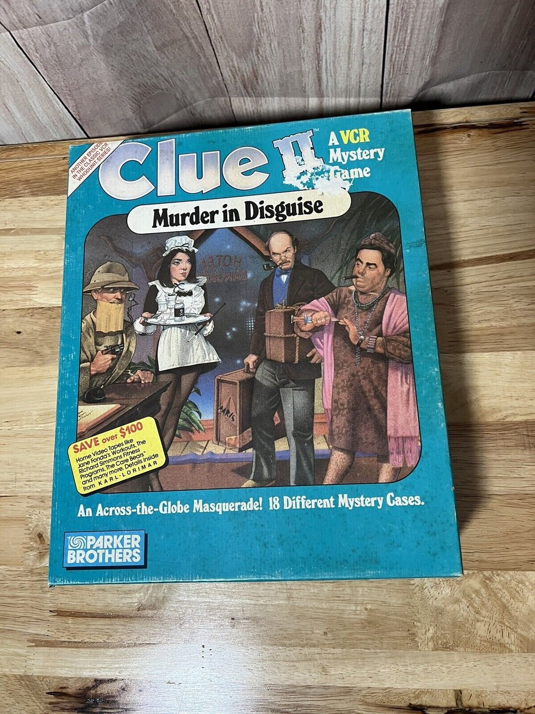 Clue II Murder in Disguise VCR Mystery Game 1987 Board Game - Etsy