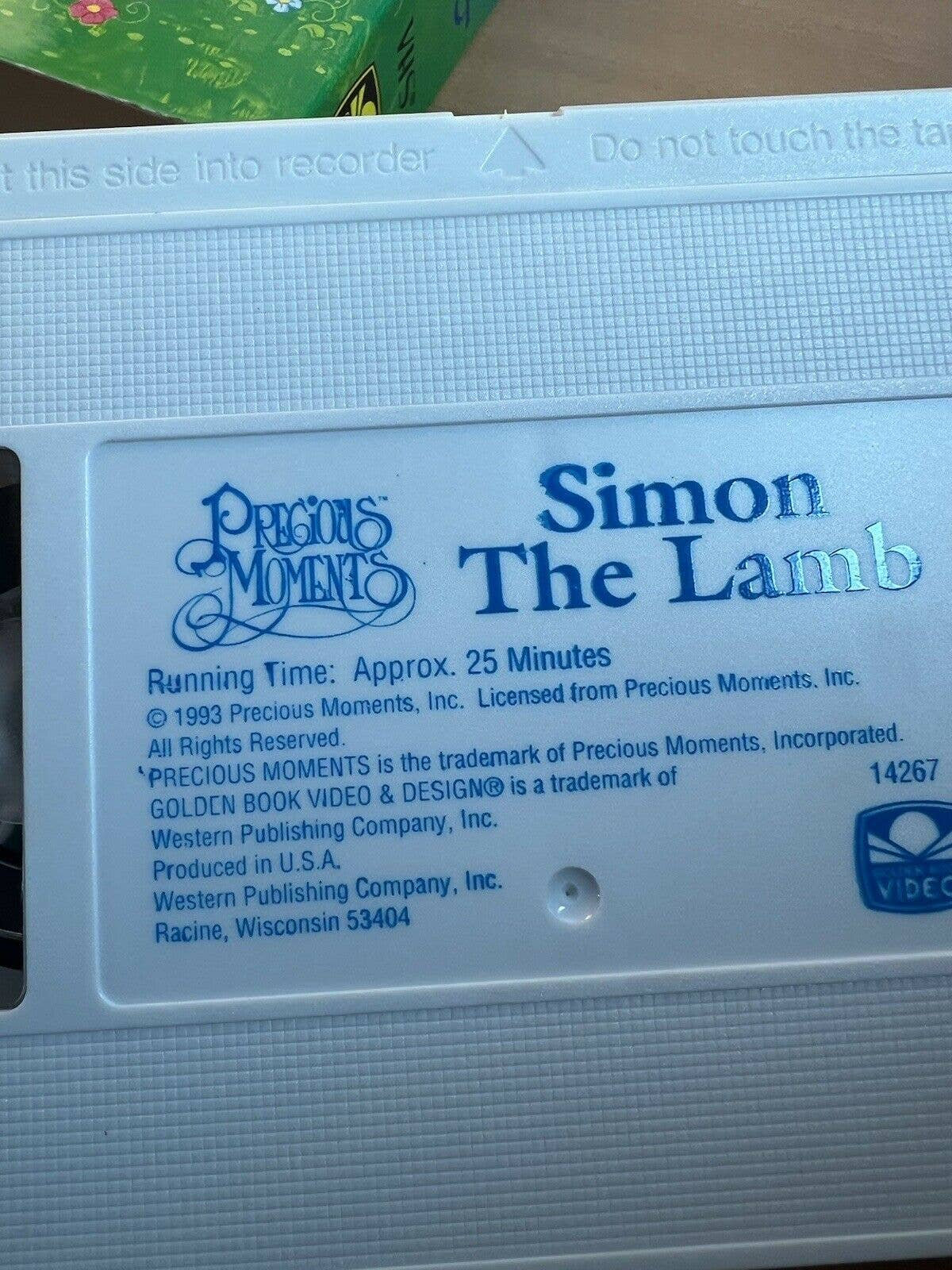 Precious Moments Simon the Lamb VHS 1993 - Etsy