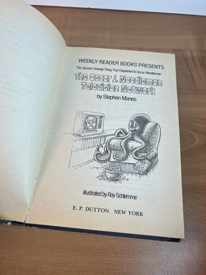 The Oscar J. Noodleman Television Network by Stephen Manes HC 1984 ...
