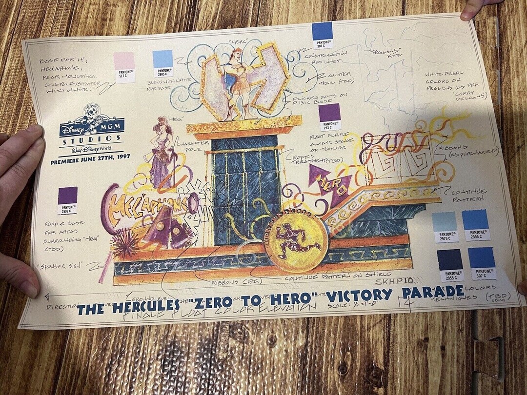 Disney's MGM Studios the Hercules Zero to Hero Victory Parade ...