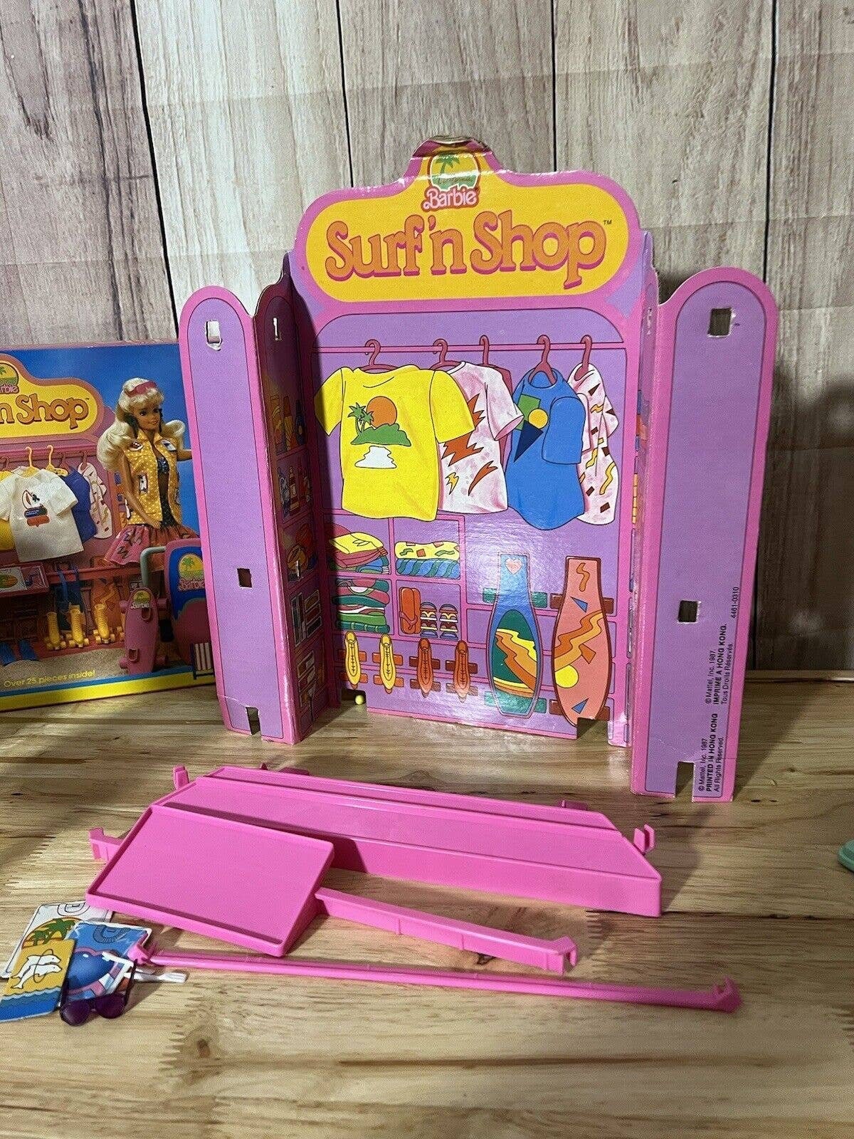 Vintage 1987 California Dream Barbie SURF N SHOP Accessories - Etsy