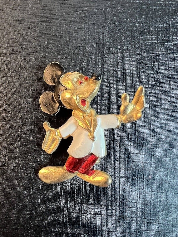 Disney Vintage Pin Mickey Mouse Walt Disney Productio… Gem
