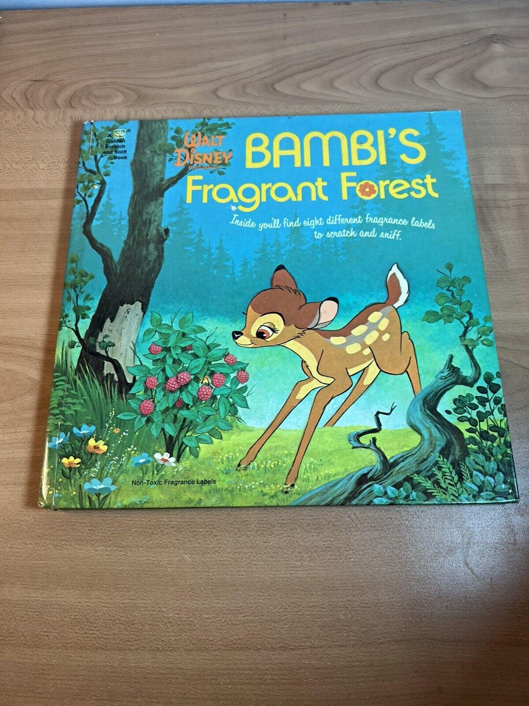 Vintage Disney Bambis Fragrant Forest Scratch and Sniff 1975 Hardcover ...