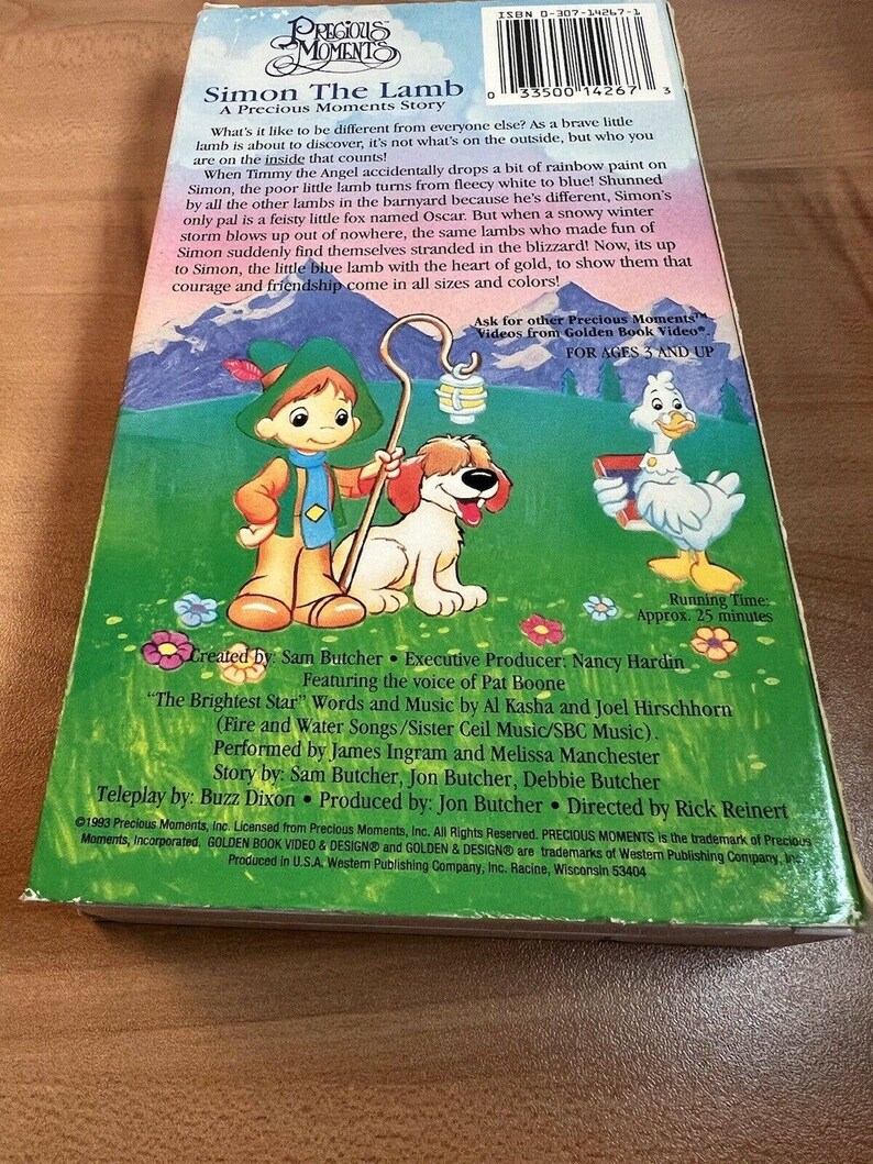 Precious Moments Simon the Lamb VHS 1993 - Etsy