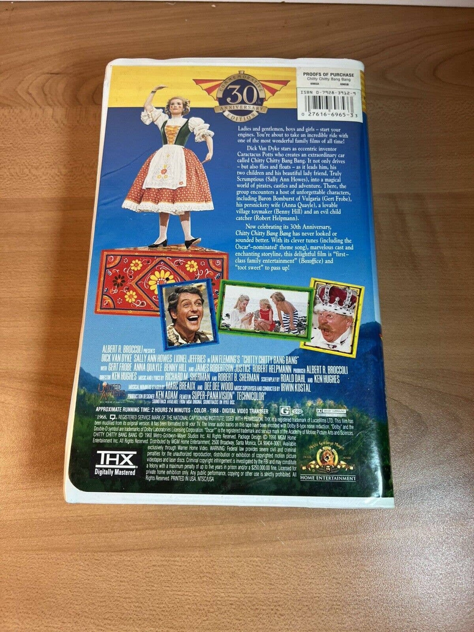 Chitty Chitty Bang Bang (VHS, 1998, 30th Anniversary Edition) - Etsy