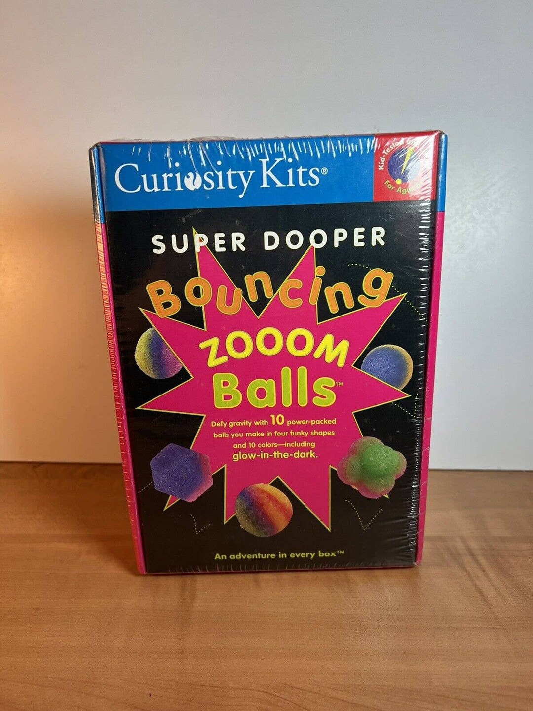 Vintage Curiosity Kits Super Dooper Bouncing Zoom Balls NEW! 1999 Ages ...