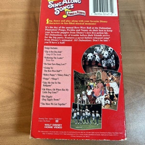 Disneys Sing Along Songs 101 Dalmatians: Pongo and Perdita VHS, 1996 - Etsy