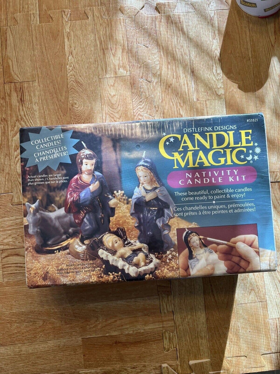 Candle Magic Nativity Candle Kit by Distlefink Designs #51821, Factory ...