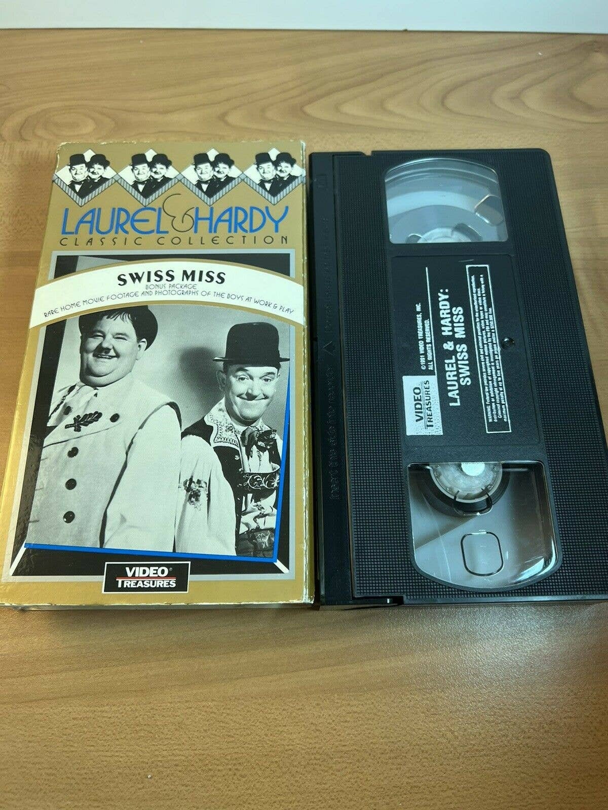Vintage Swiss Miss VHS 1991 Classic Collection Laurel & Hardy - Etsy