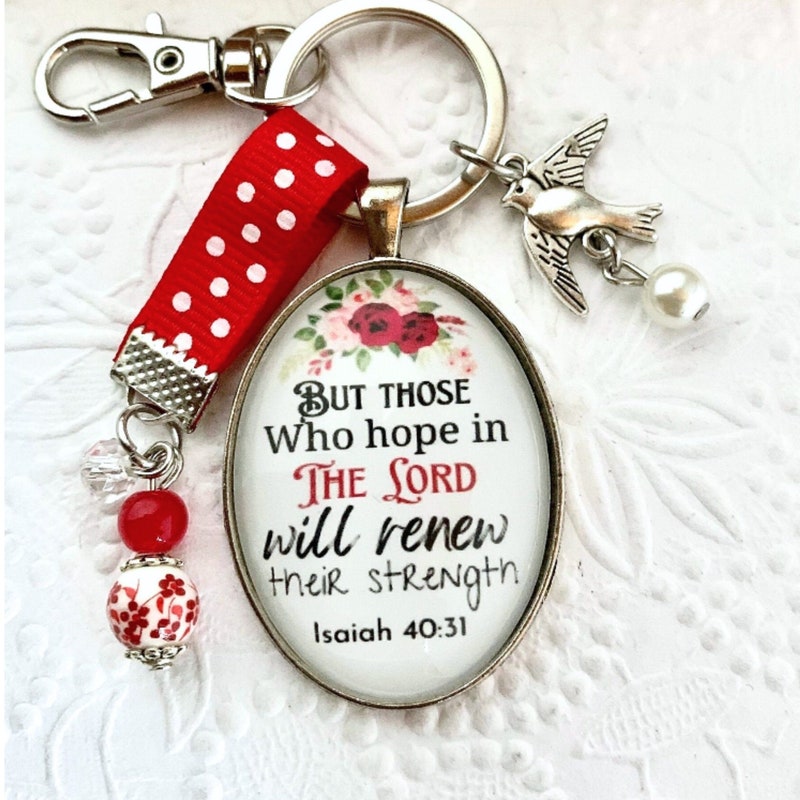 Bible Verse Keychain - Etsy