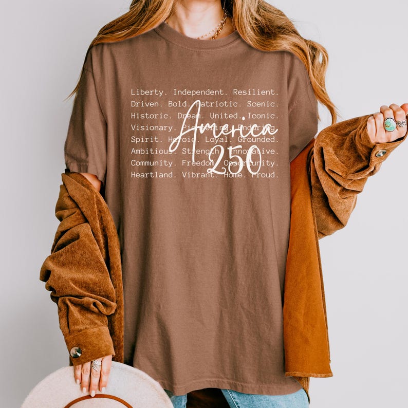 America 250 T-shirt Comfort Color 4th of July Shirt Patriotic USA 250th ...