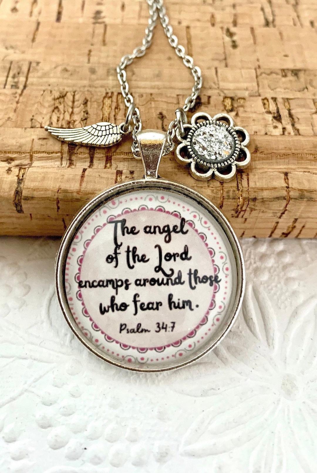 The Angel of the Lord Encamps Around Those Who Fear Him - Etsy