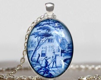 Delft Jewelry Necklace - Etsy