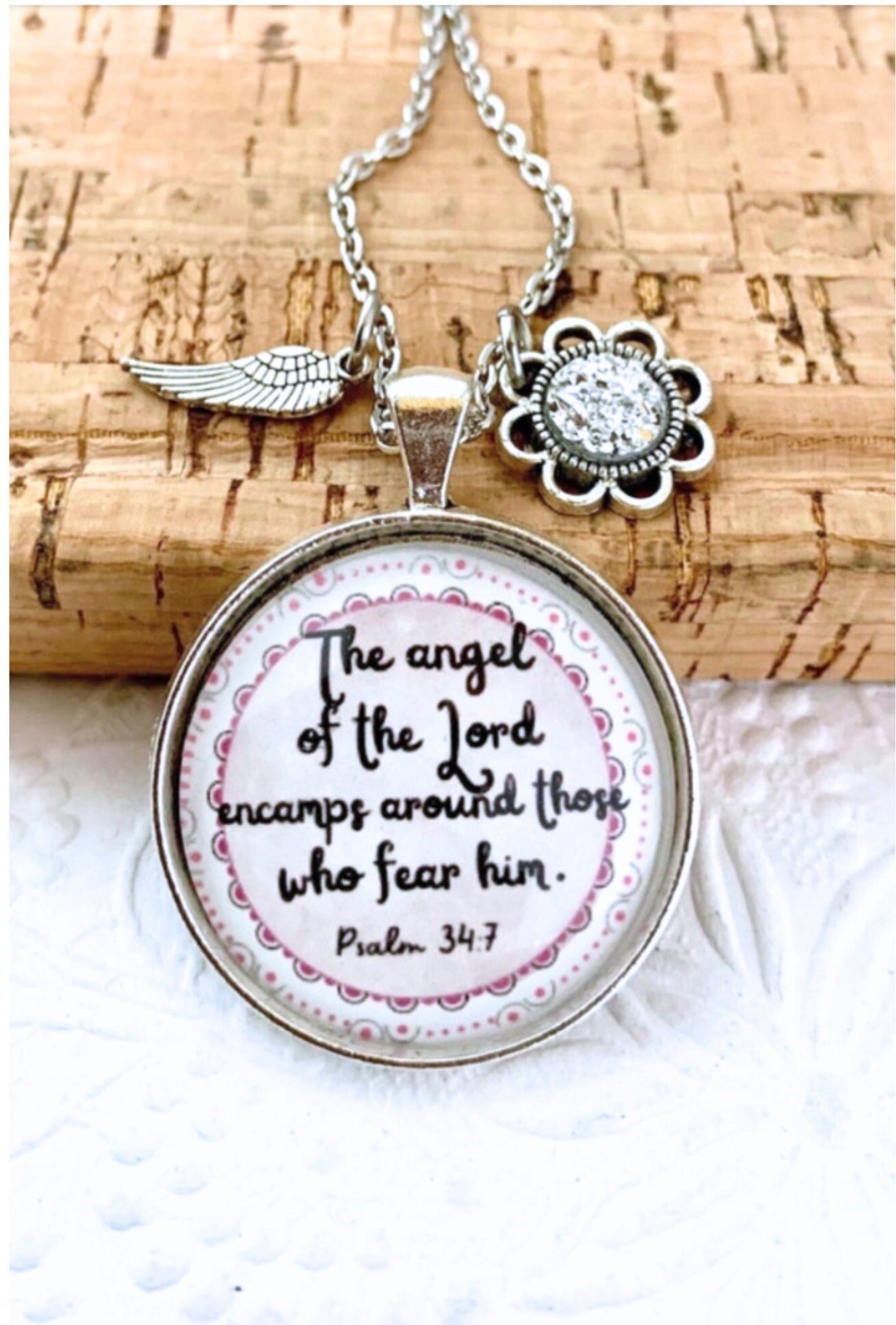 The Angel of the Lord Encamps Around Those Who Fear Him Bible - Etsy