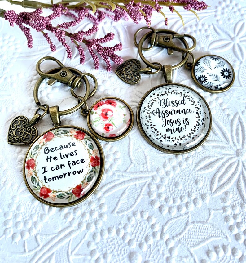 Christian Keychain Hymns Keychain Bible Verse Keychain - Etsy