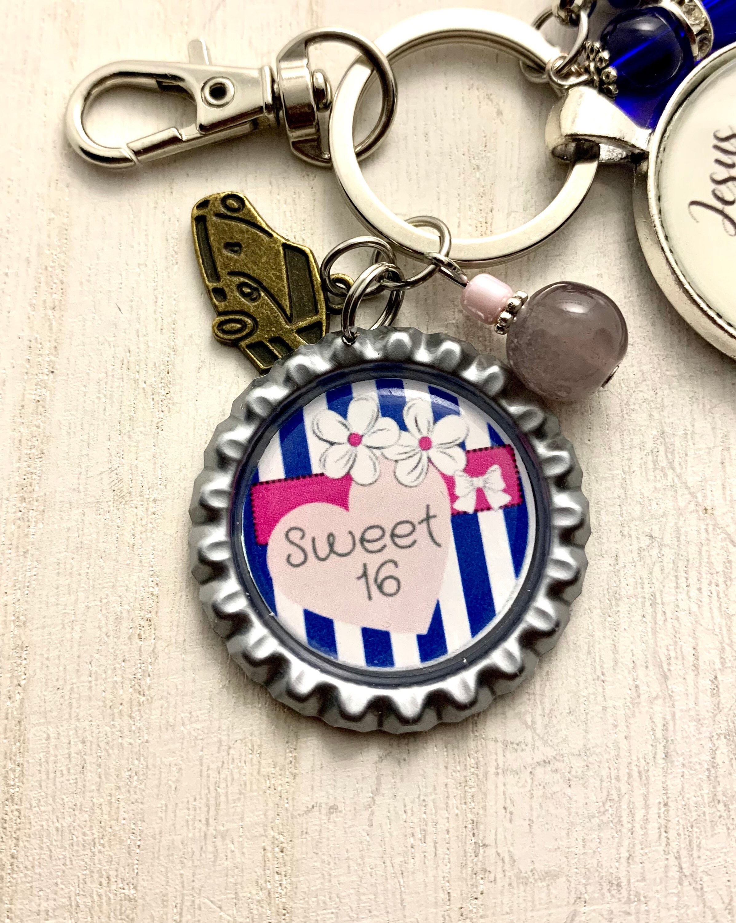 Jesus Take the Wheel Keychain, Sweet 16 Keychain, New Driver Keychain ...