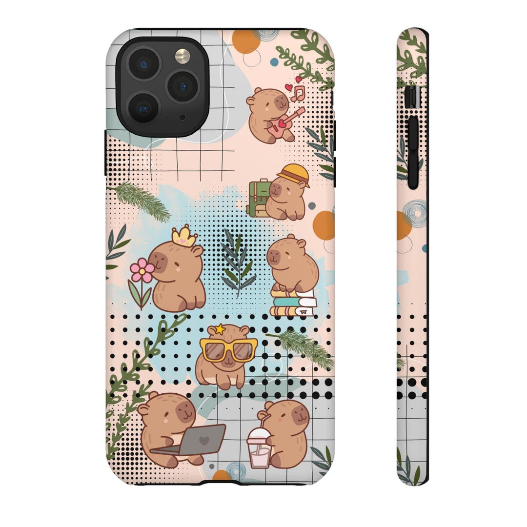 Cutecore Capybara Phone Case, Kawaii Phone Case, Cute Wombat Phone Case ...