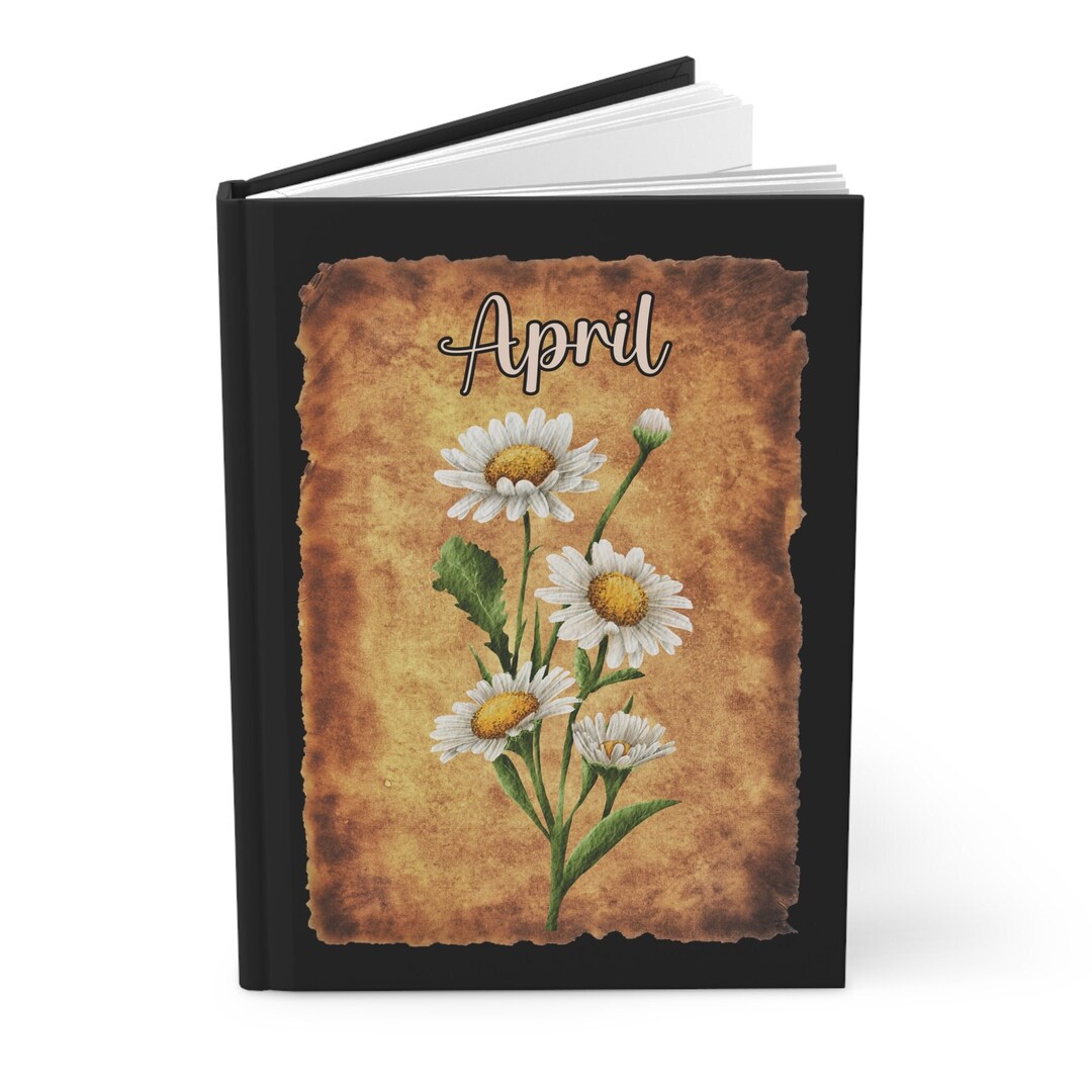 April Birth Flower Journal Daisy Birth Flower Notebook Daisy Gifts ...