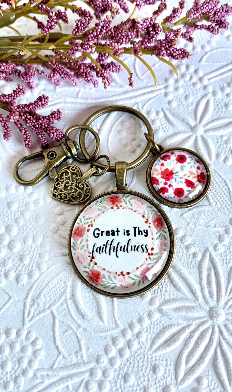 Christian Keychain Hymns Keychain Bible Verse Keychain - Etsy