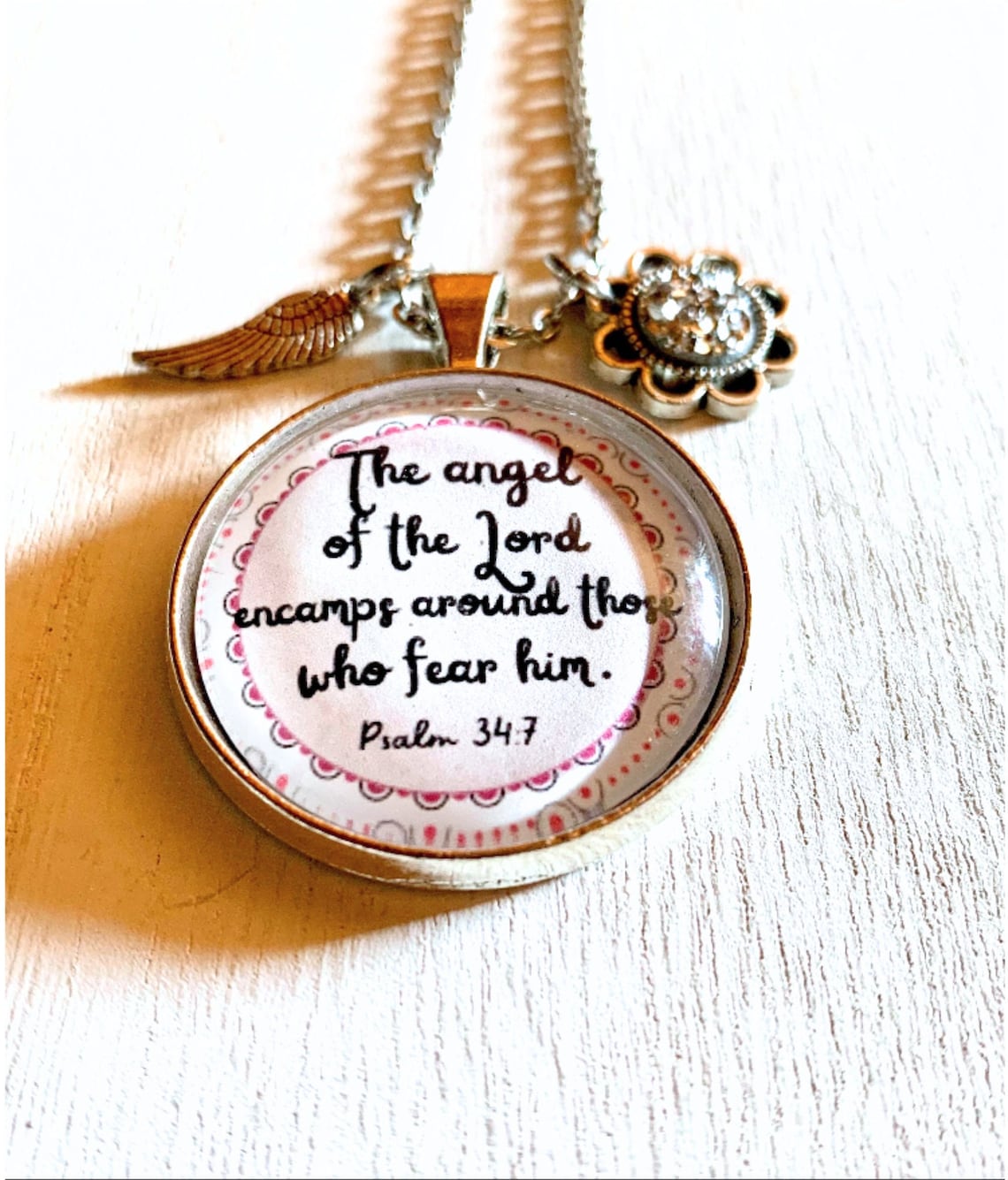 The Angel of the Lord Encamps Around Those Who Fear Him Bible - Etsy