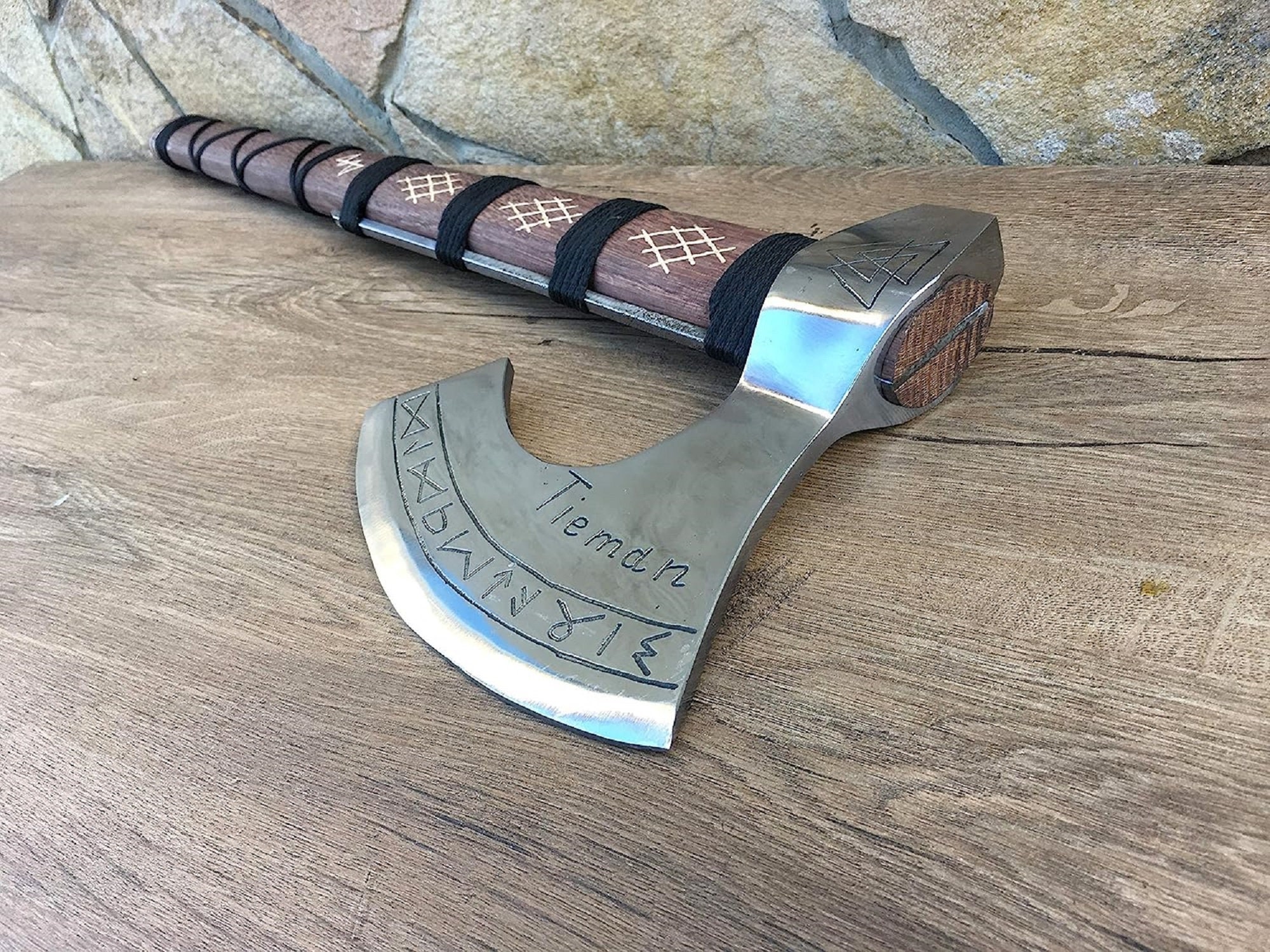 Runic Axe Pagan Axe Ax With Runes Personalized Axe Custom - Etsy