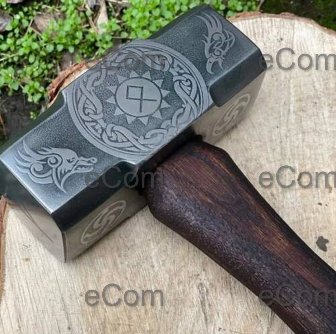 Viking Hammer, Thor Hammer, War Hammer, Blacksmith Hammer, Personalized ...
