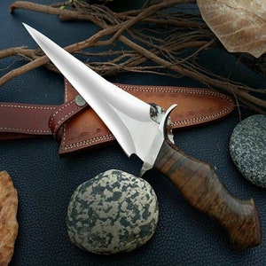 Druid's Crescent Moon Boline With Bone Handle for Ritual - Etsy