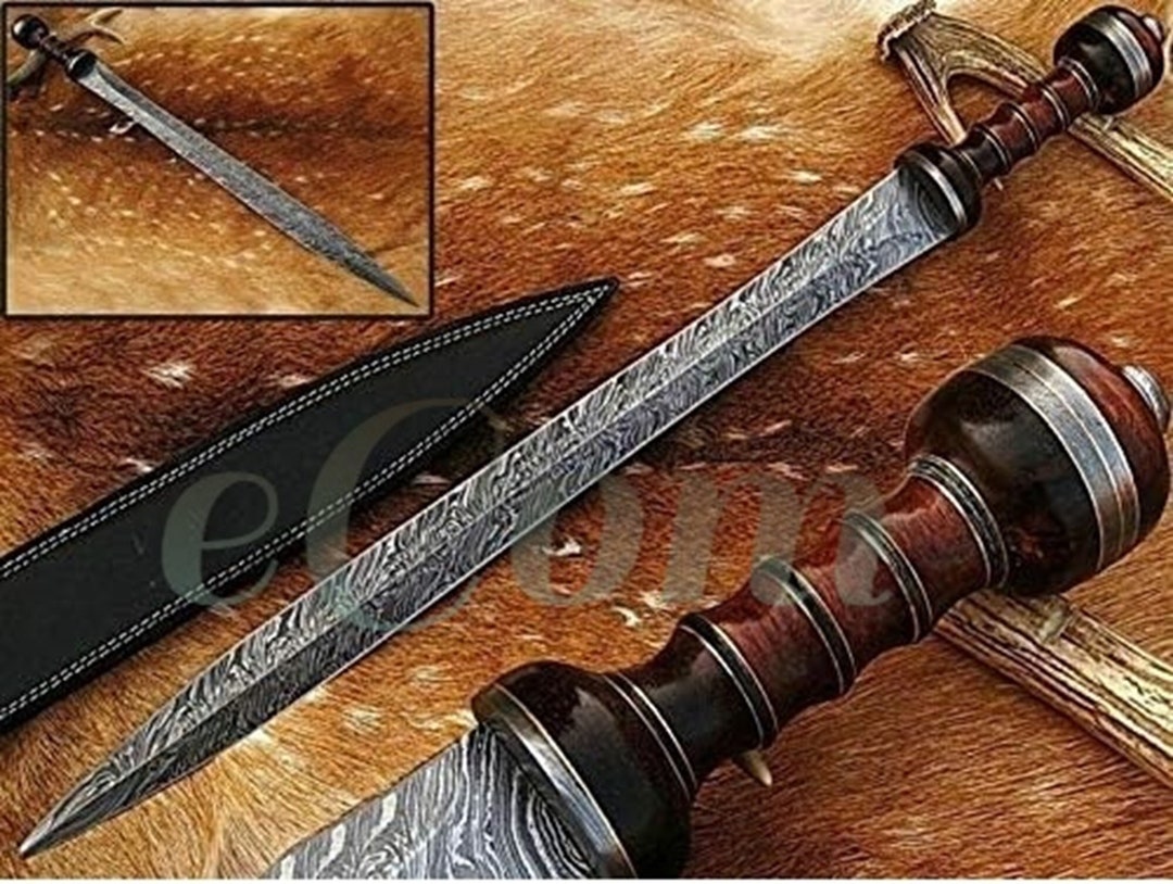 Roman Style Gladius Sword Custom Hand Made, Unique Masterpiece, Sharp ...