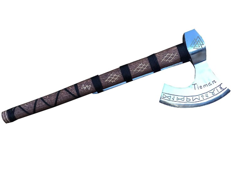 Runic Axe Pagan Axe Ax With Runes Personalized Axe Custom - Etsy