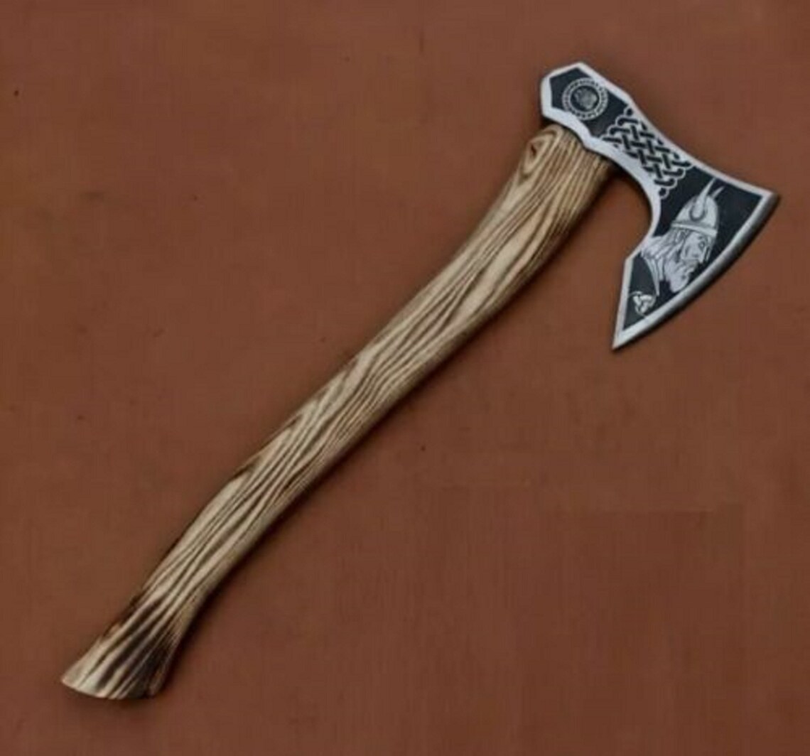 Viking Forged Axe RAGNAR Axe Viking Axe Personalised | Etsy