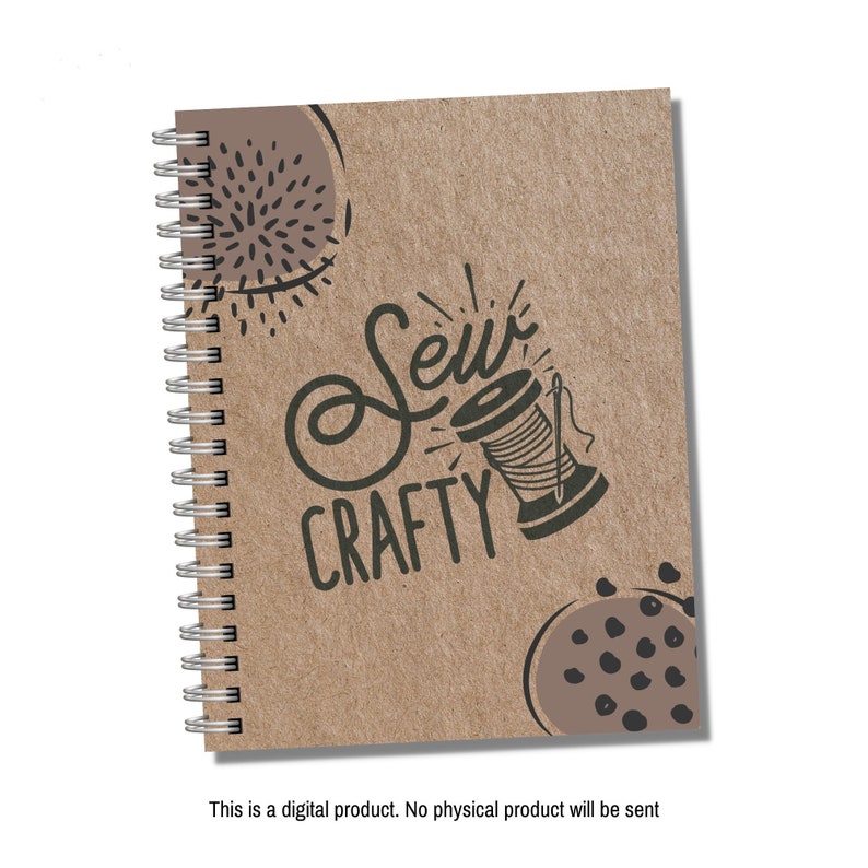 Sew Crafty Printable Planner Sewing Notebook Sewing - Etsy