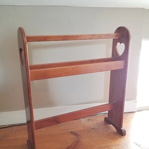 Quilt Rack of Solid Cherry - Etsy