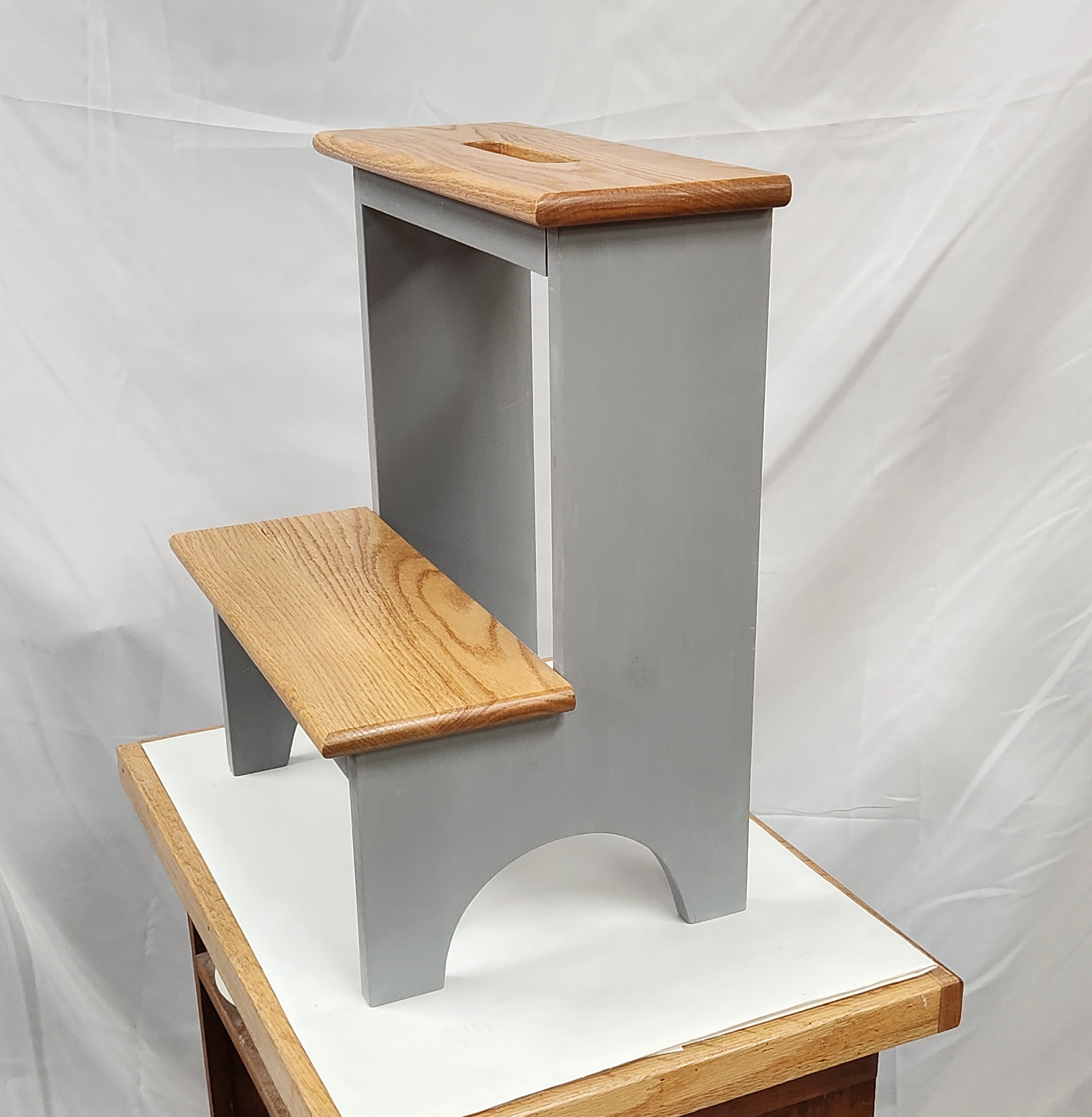 Step Stool/plant Rack With a Shaker Feel From Repurposed Materials - Etsy