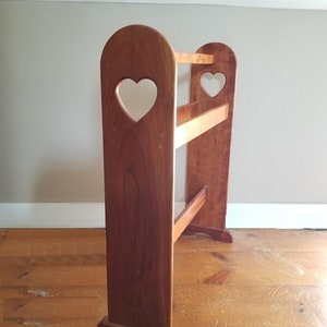 Quilt Rack of Solid Cherry - Etsy