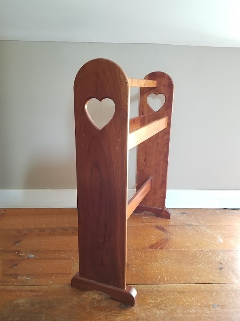 Quilt Rack of Solid Cherry - Etsy