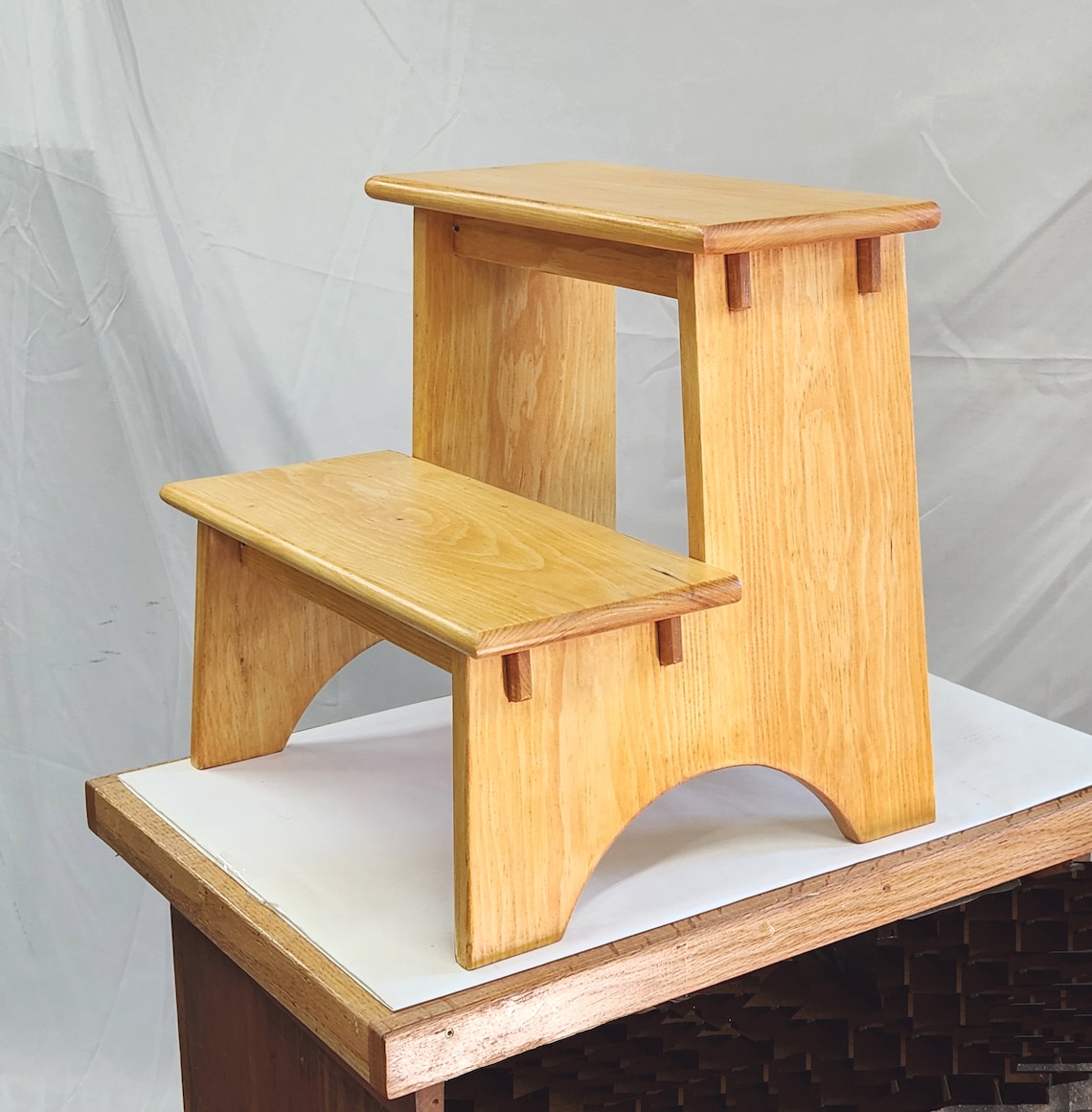 Step Stool of Recycled Pine - Etsy