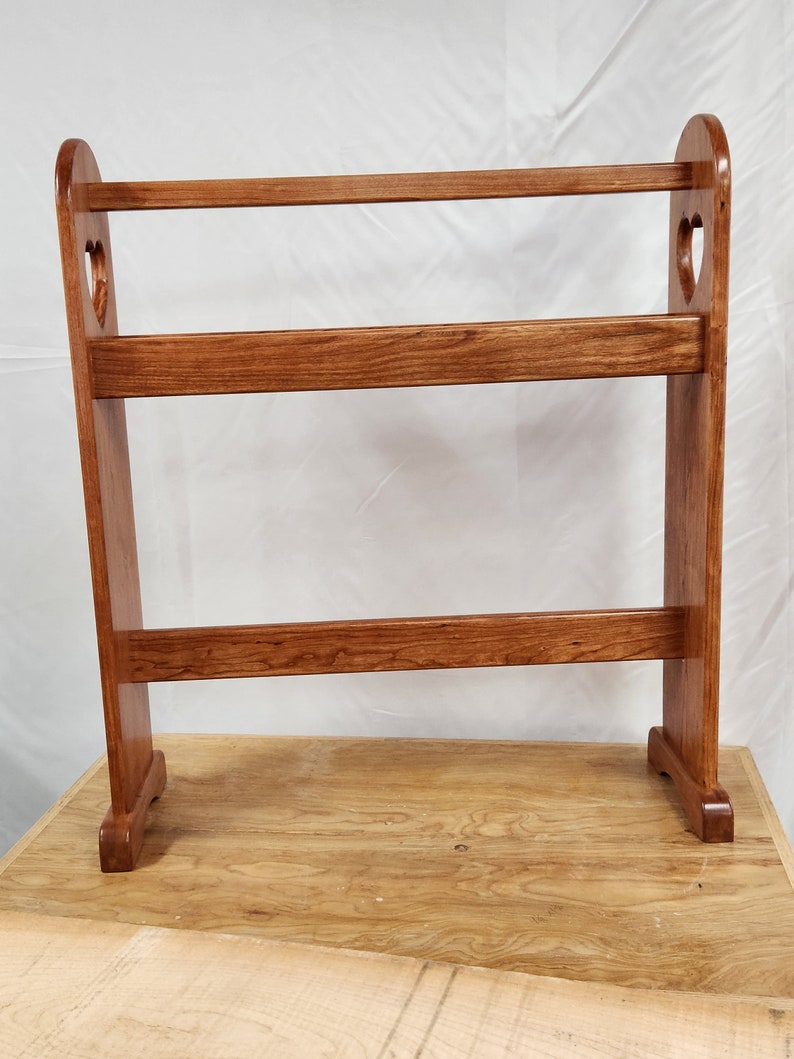 Quilt Rack of Solid Cherry - Etsy